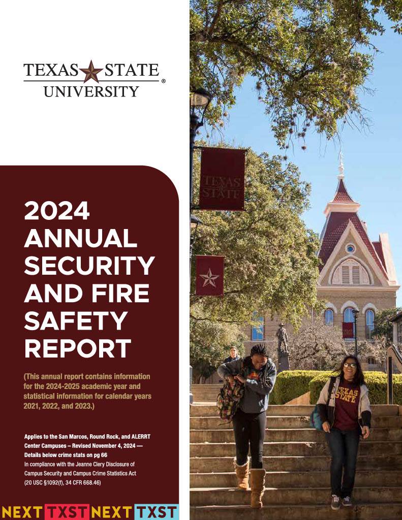 Annual Security & Fire Safety Report : Clery Act Compliance : Texas ...